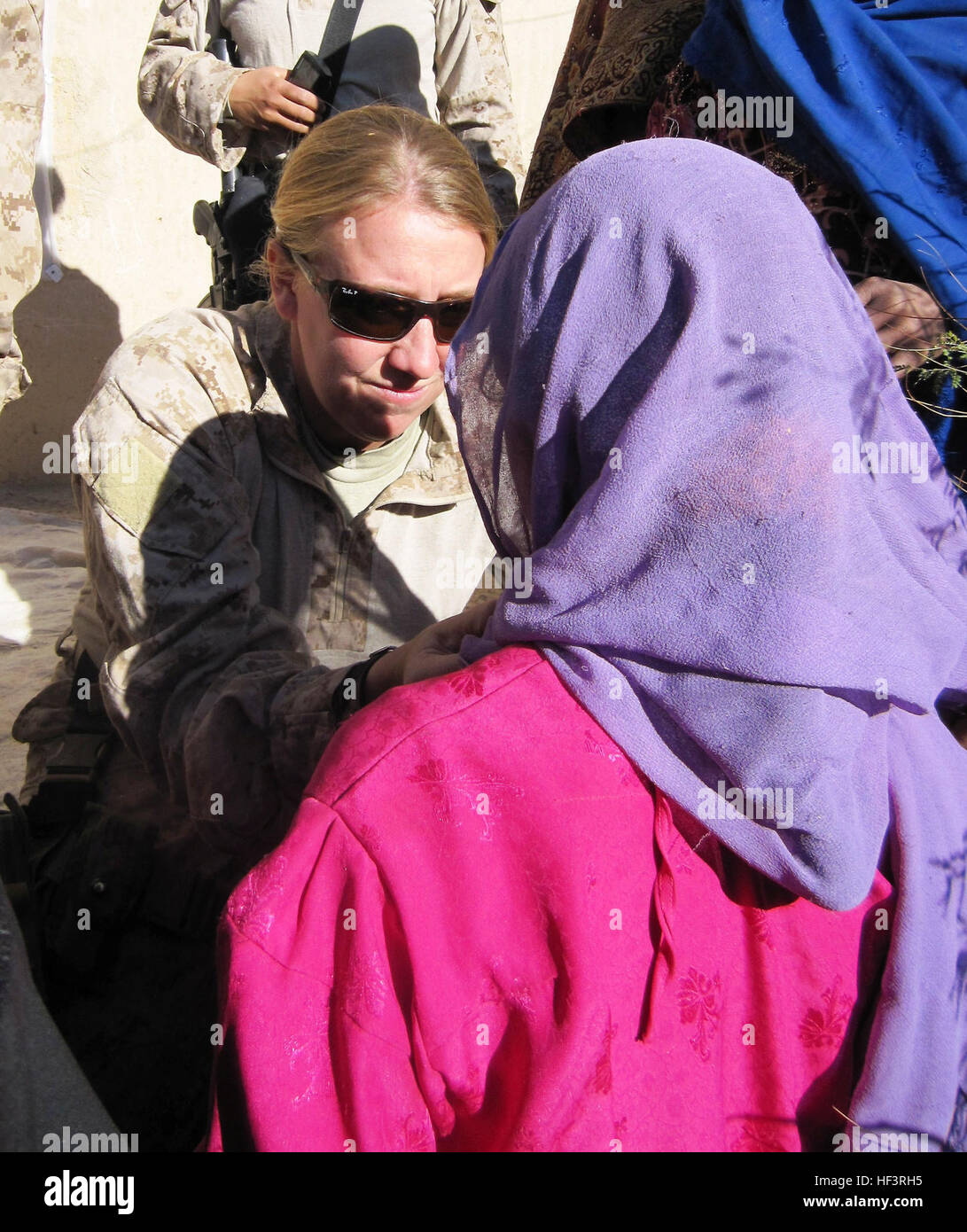 Lt. Amy Zaycek, the severe trauma platoon nurse with the Female ...