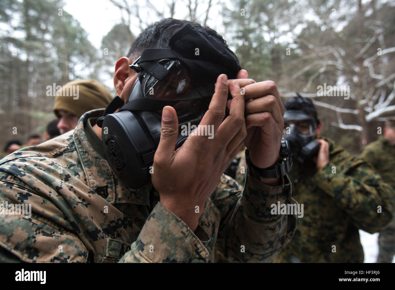 M50 Joint Service General Purpose Gas Masks High Resolution Stock ...