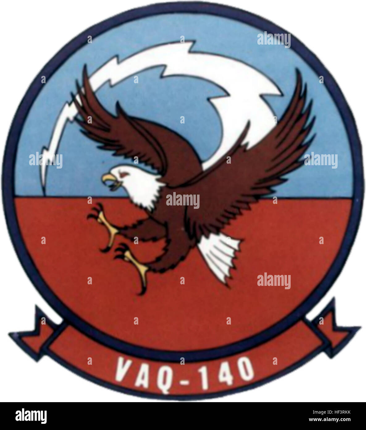 Electronic Attack Squadron 140 (US Navy) insignia 1988 Stock Photo - Alamy