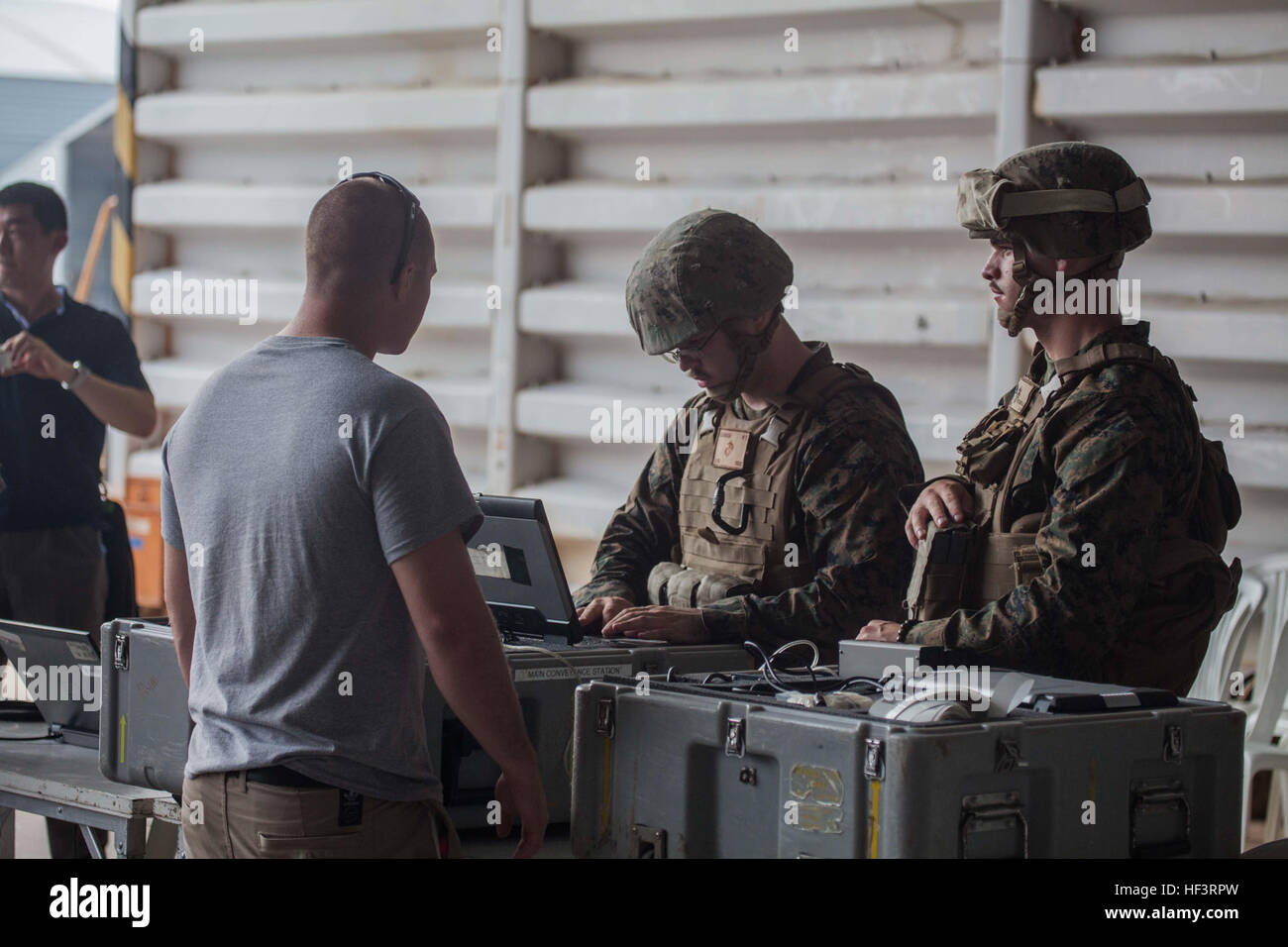 U.S. Marines with Combat Logistics Battalion 31, 31st Marine ...