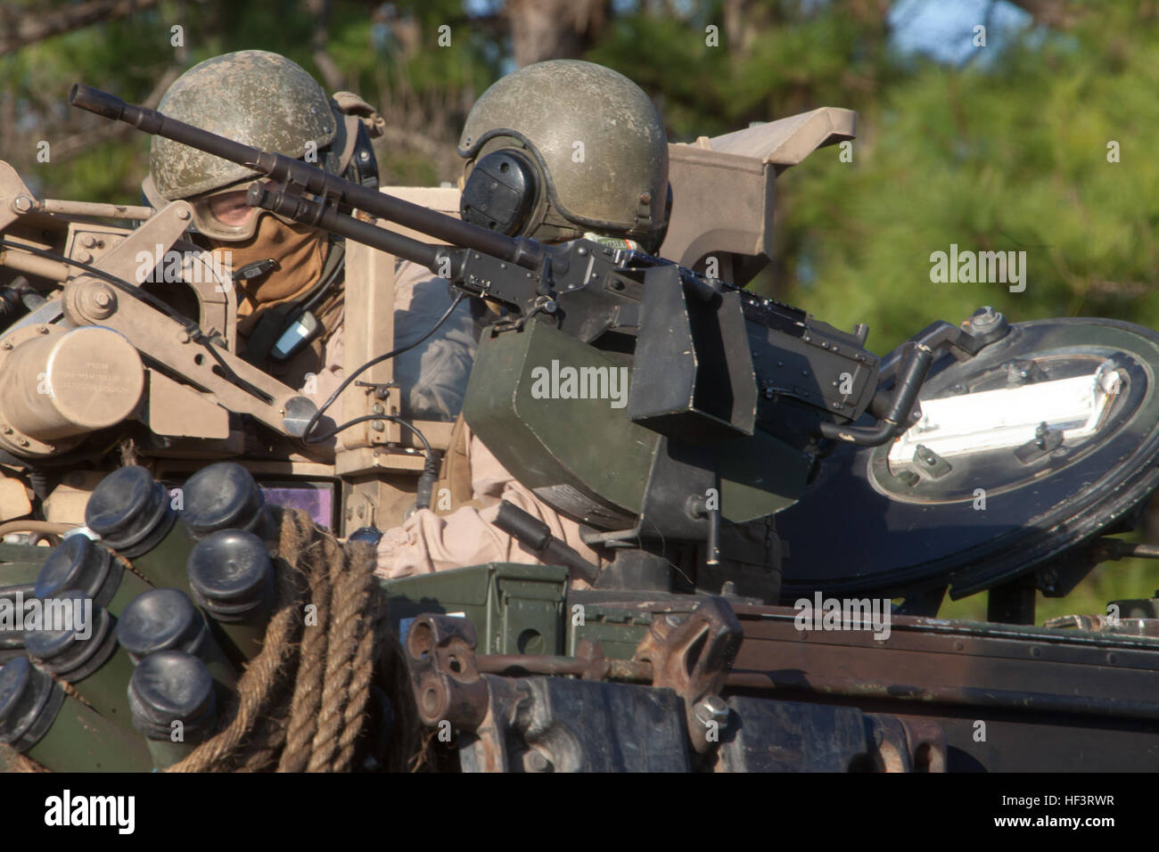 U.S. Marines with 2d Tank Battalion, 2d Marine Division (2D MARDIV ...