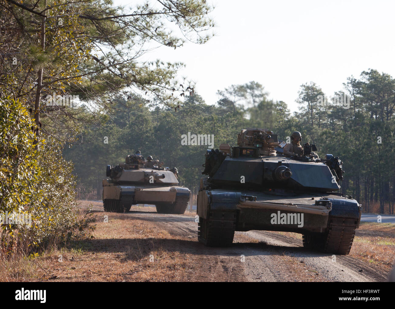 U.S. Marines with 2d Tank Battalion, 2d Marine Division (2D MARDIV ...
