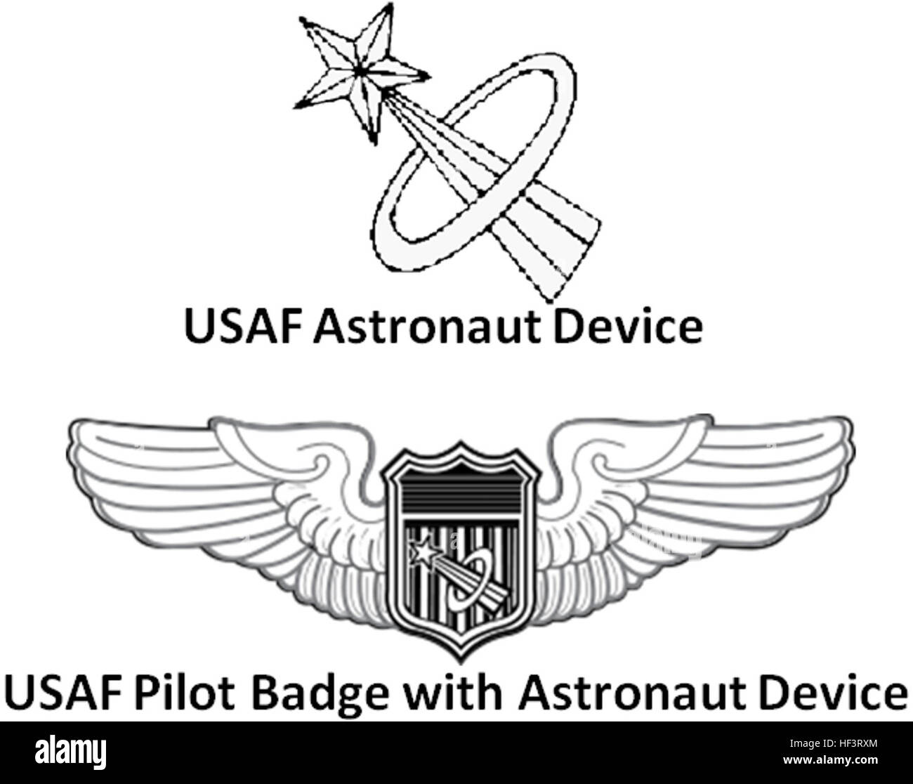 USAF Astronaut Device Stock Photo - Alamy