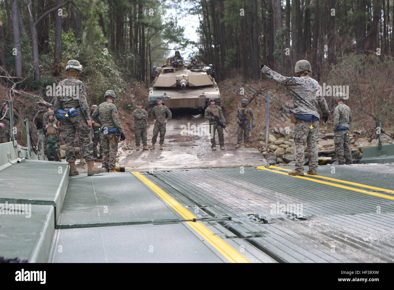 Marines with 2nd Tank Battalion, 2nd Marine Division and 8th Engineer ...