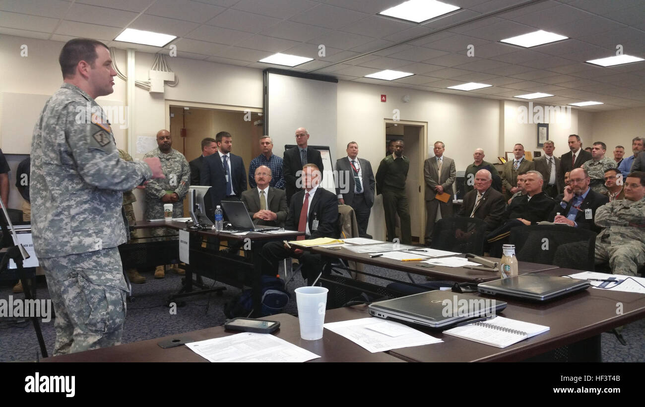 Lt. Col. Jonathan Ebbert (left), WMD-CST Program Office branch chief ...