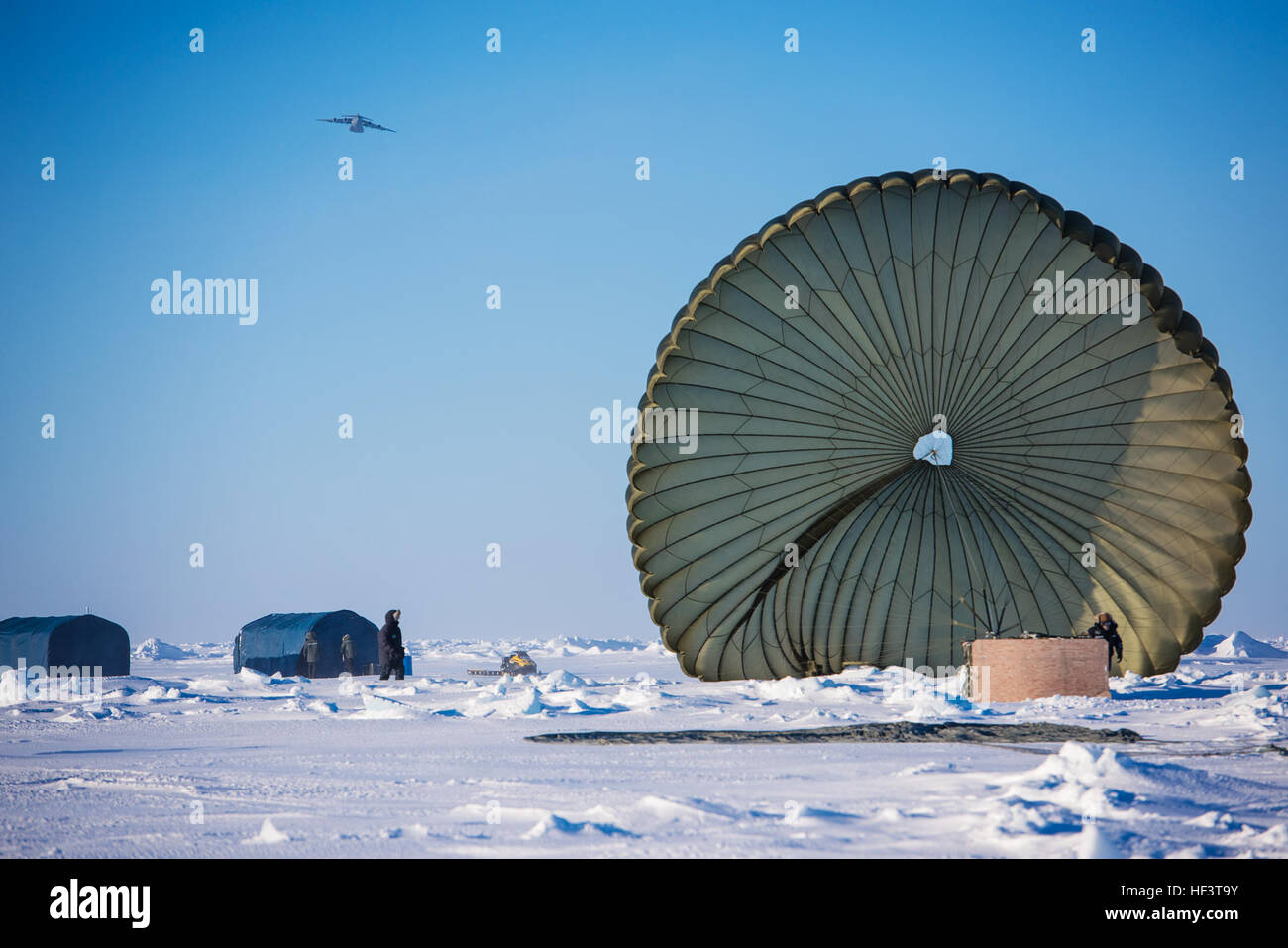A C-17 Globemaster III aircraft from the 249th Airlift Squadron, Alaska ...