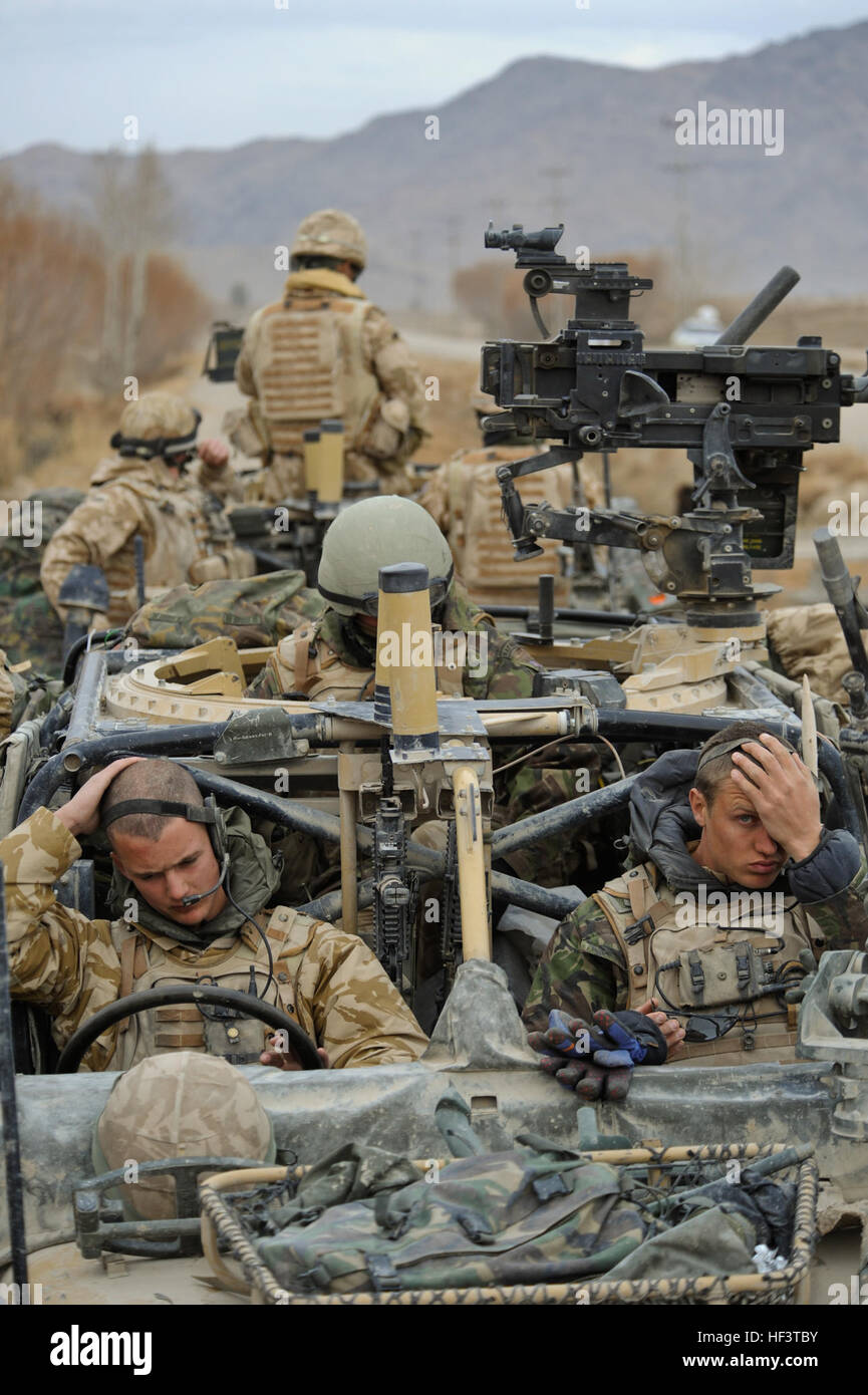 British soldiers from B Flight, 27 Squadron, Royal Air Force Regiment ...
