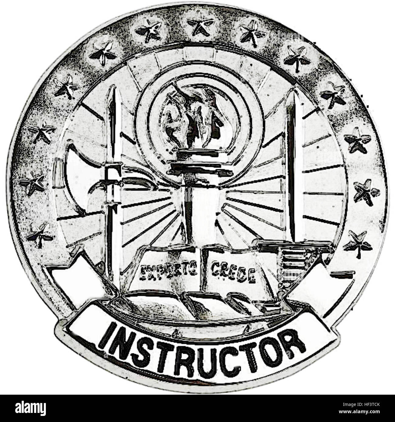 US Army Instructor ID Badge Stock Photo - Alamy