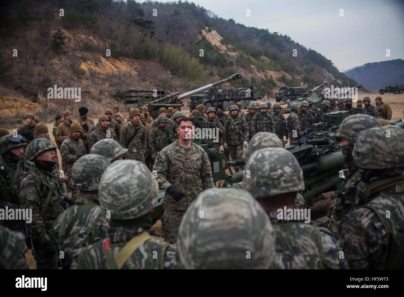 U.S. Marine Corps Sgt. Fredy EscobedoOchoa, gun leader, Golf Battery ...
