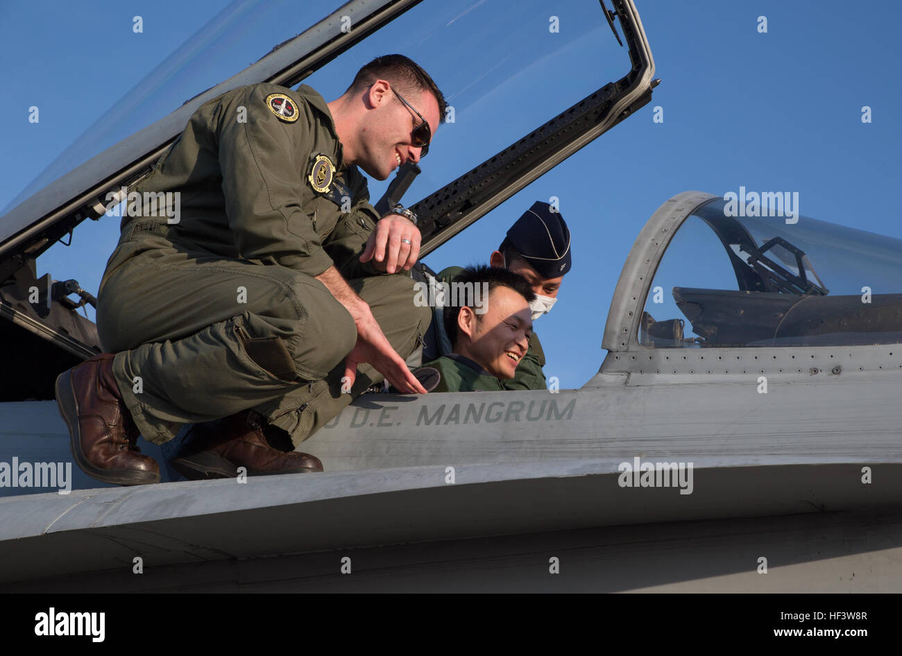 Capt. Robert Ahern, a F/A-18 pilot with Marine Fighter Attack Squadron ...