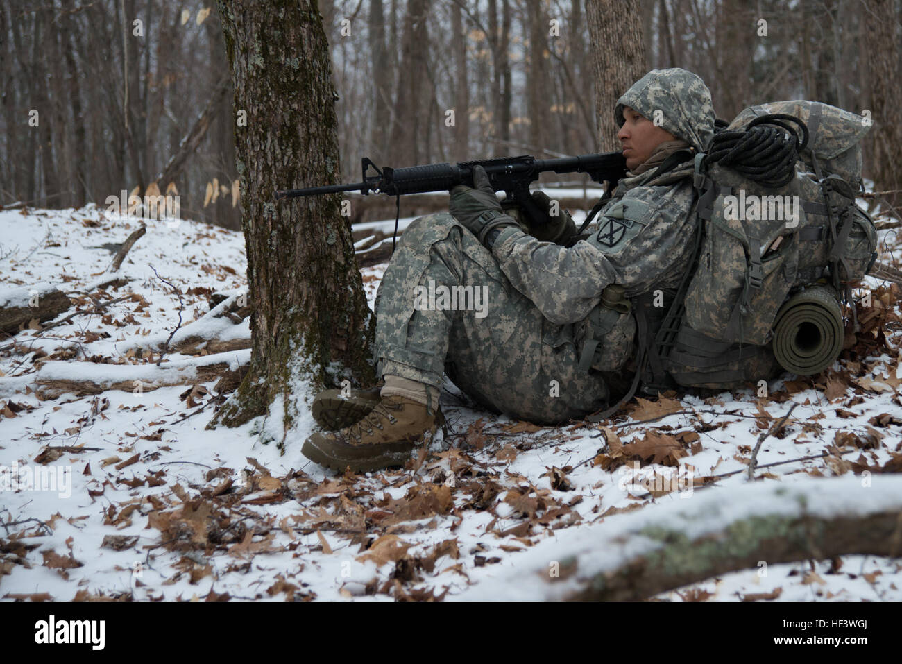 U.S. Army Sgt. Junior Ramirez, a member of the Light Fighters School ...