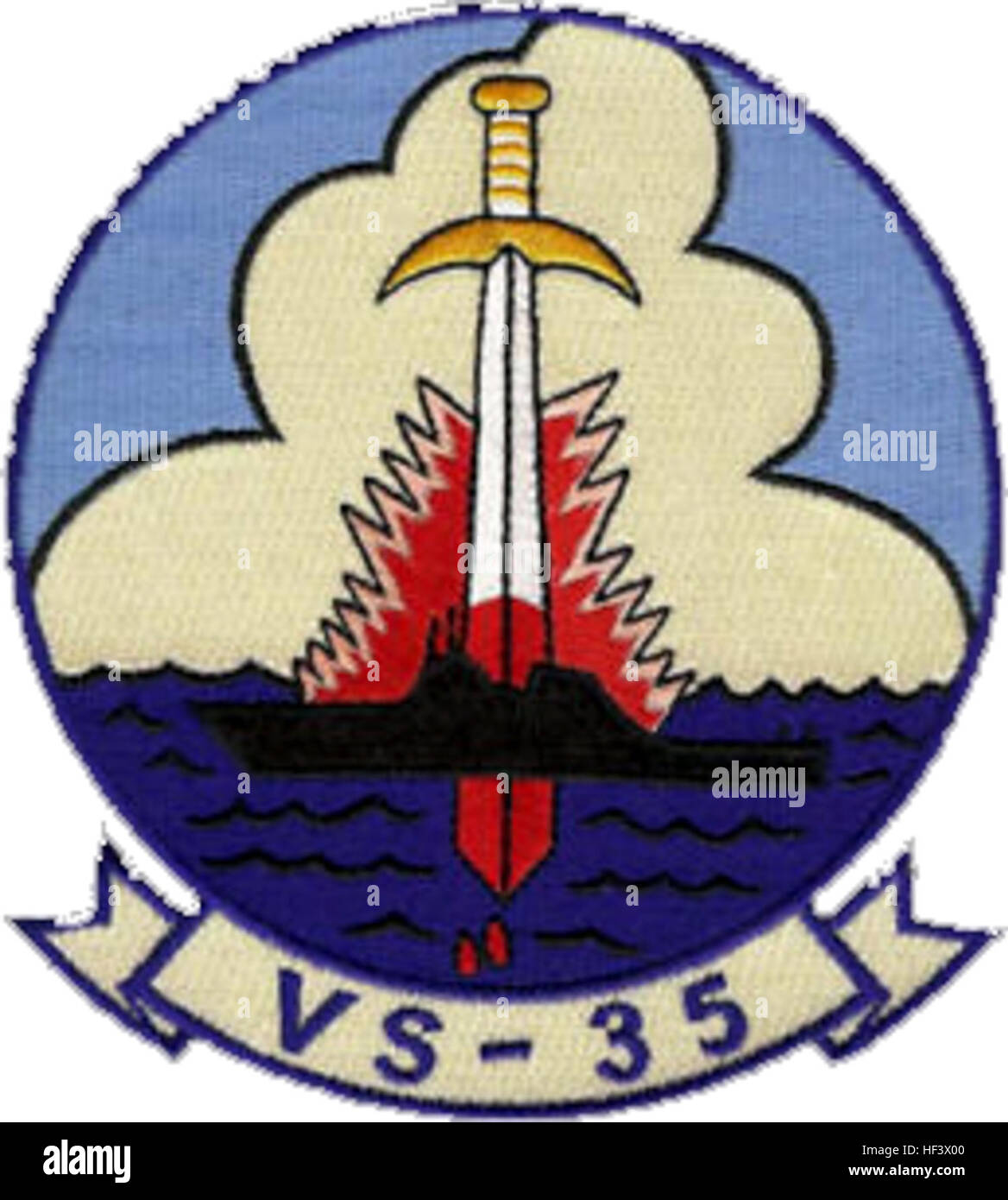 Anti-Submarine Squadron 35 (US Navy) patch 1962 Stock Photo - Alamy