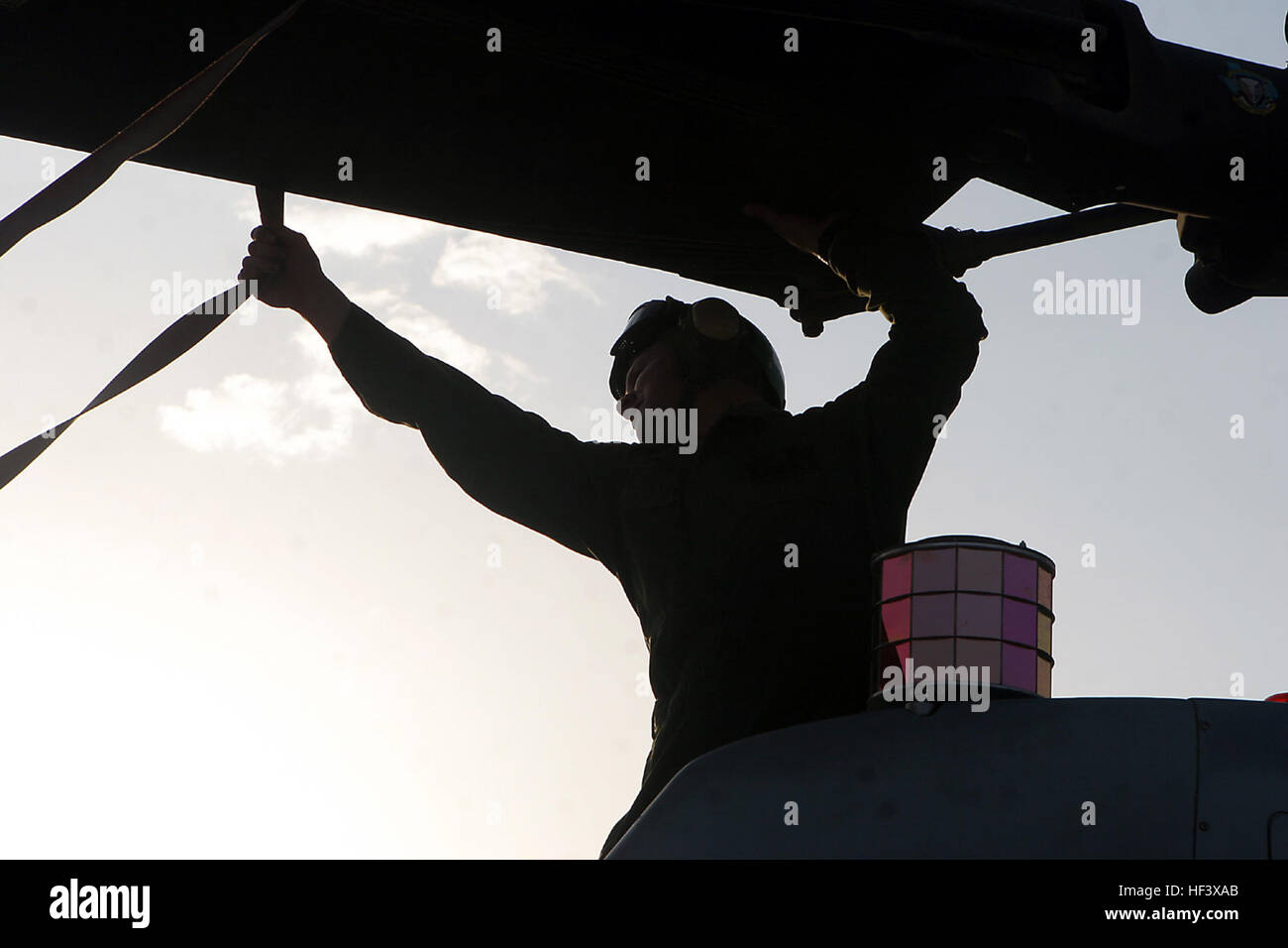 Cpl. Clayton Rice, an airframes mechanic for Marine Light Attack ...