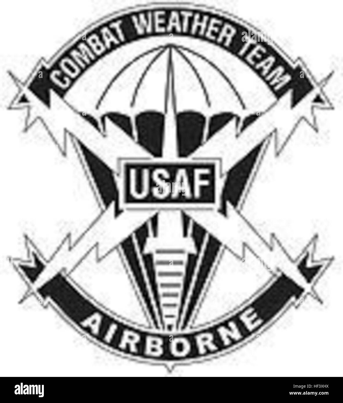 USAF Special Operations Weatherman Flash Stock Photo - Alamy