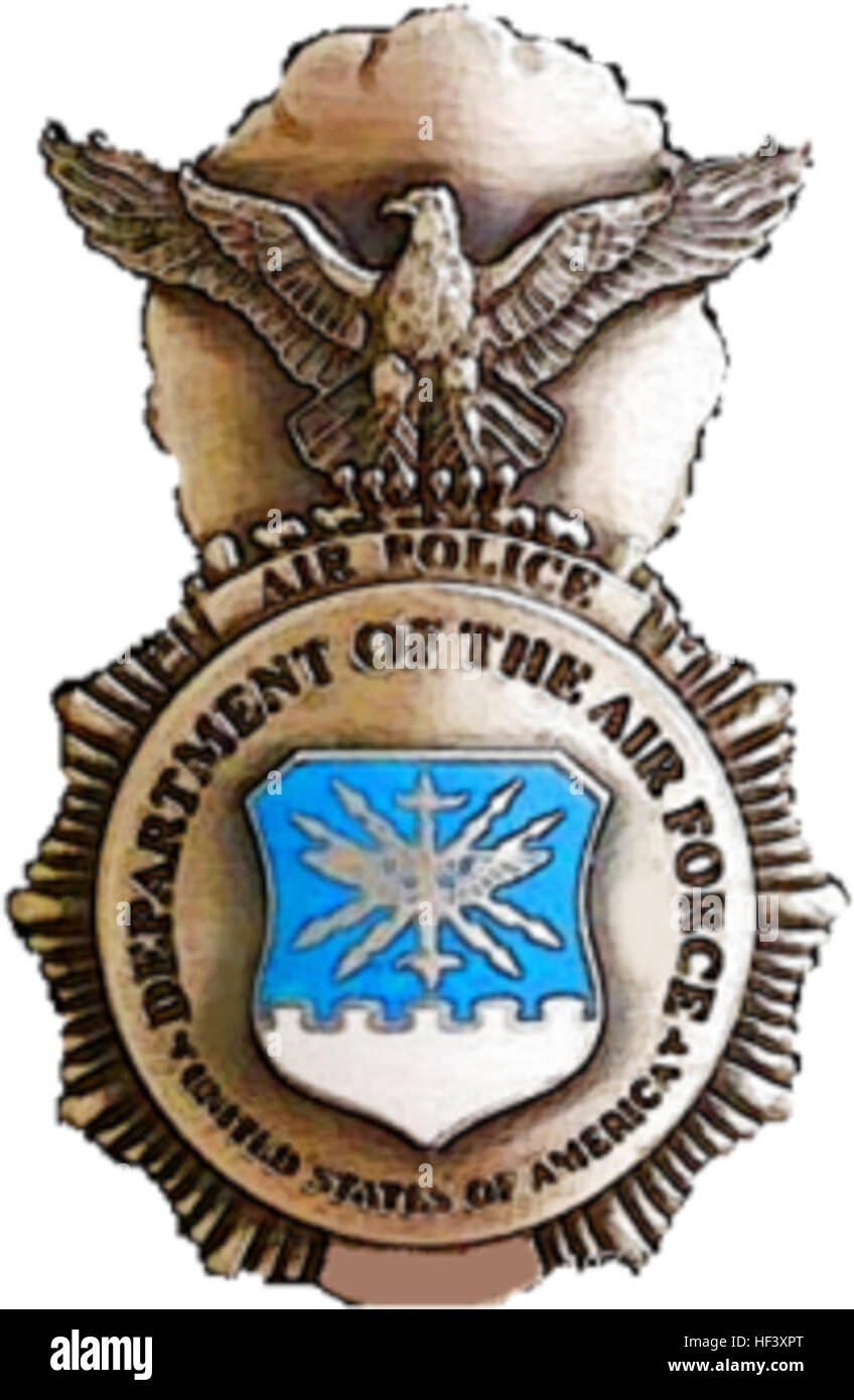 Historical USAF Air Police Badge Stock Photo - Alamy