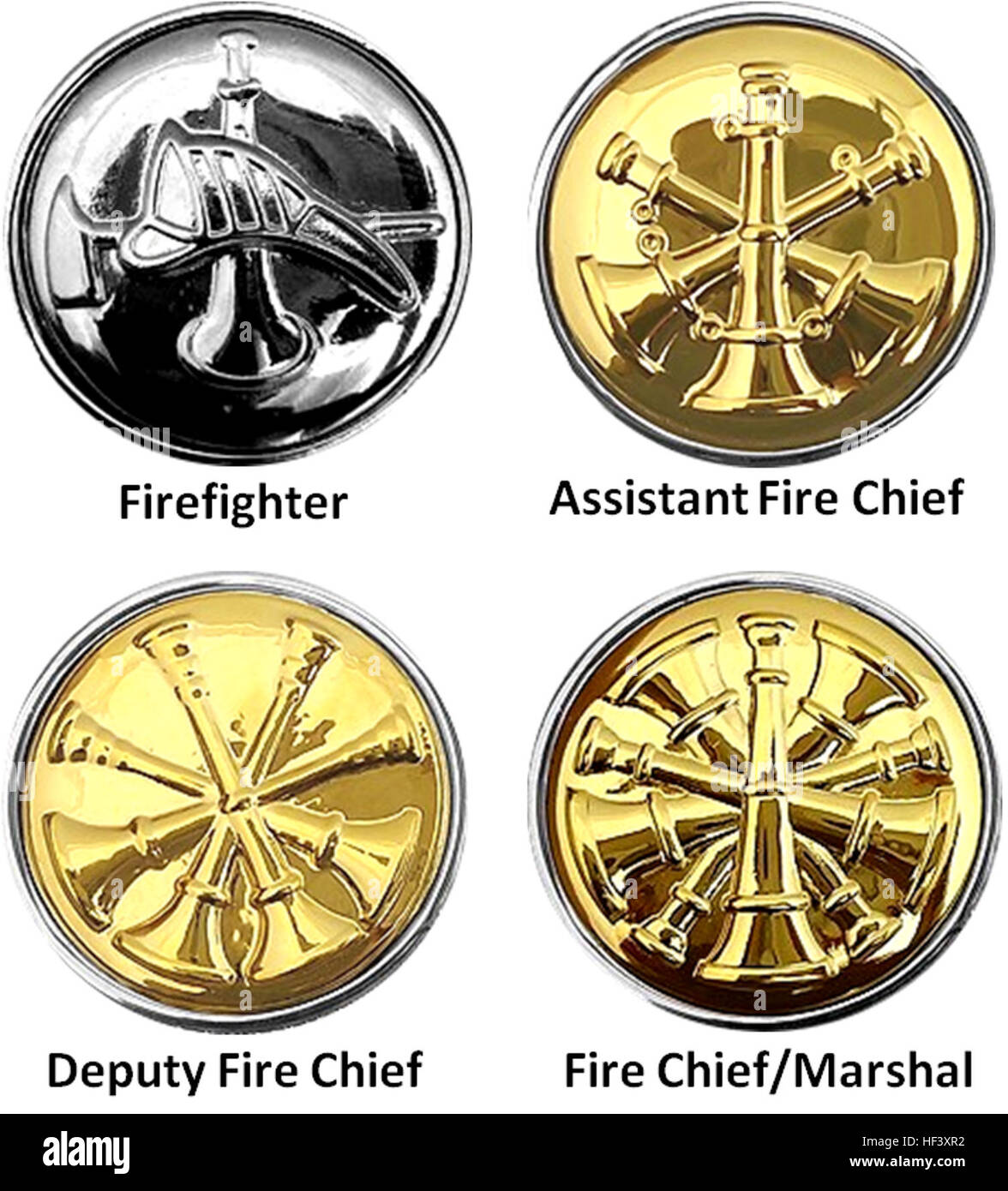 USAF Fire Protection Badge-Shield Varients Stock Photo - Alamy