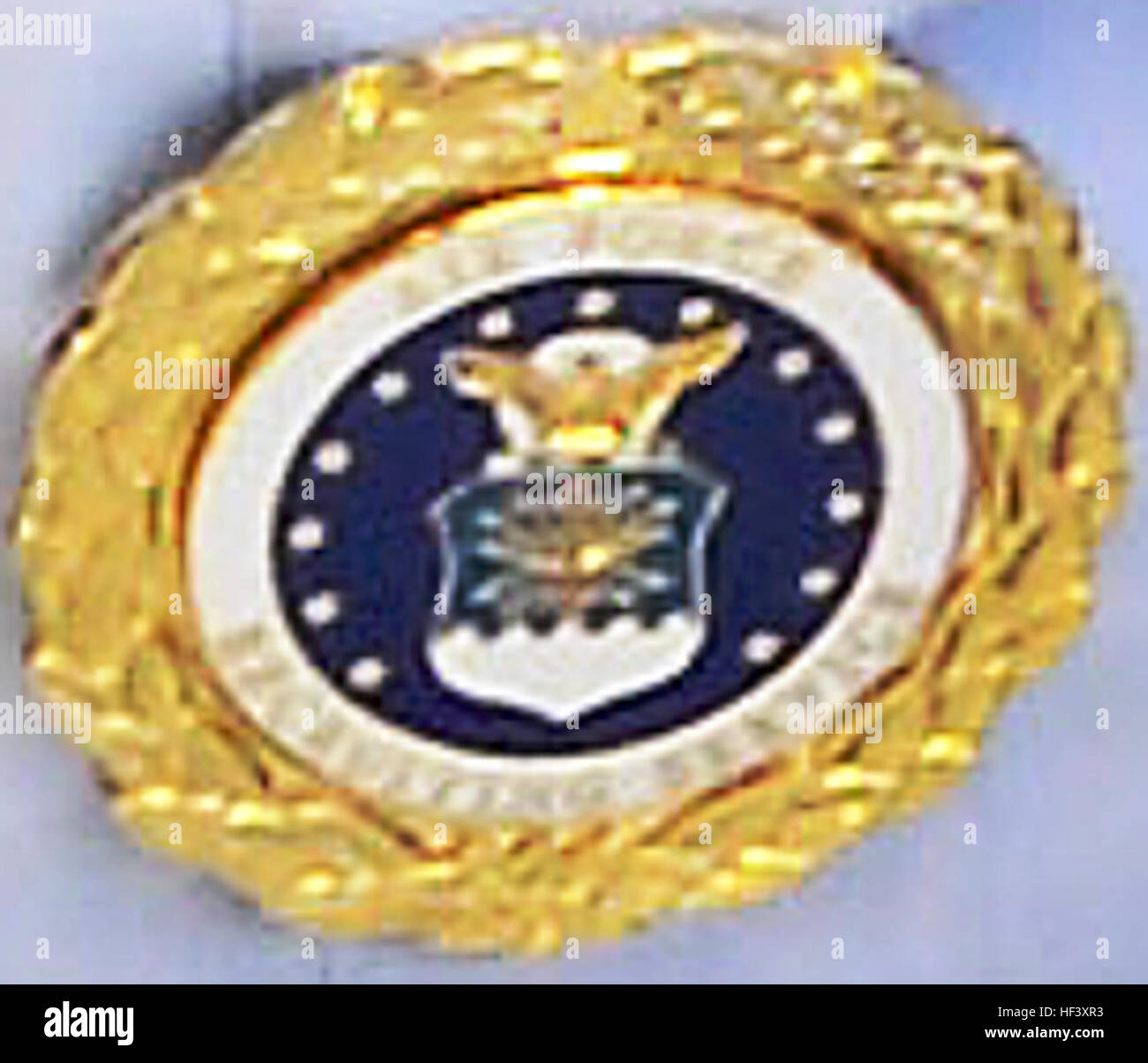 USAF Gold Recruiter Badge Stock Photo - Alamy