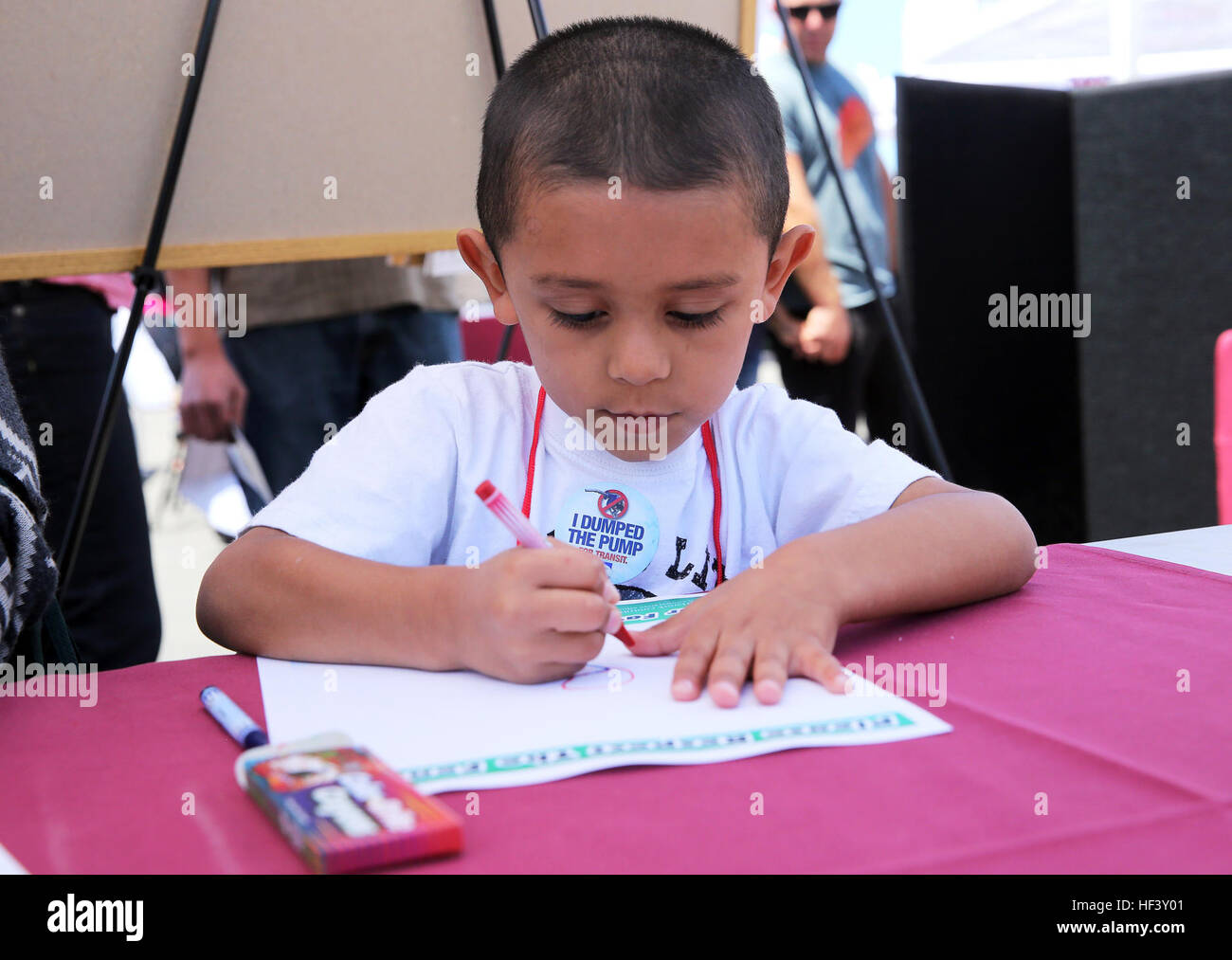 CAMP PENDLETON, Calif. -- Marines, Sailors and family members celebrate ...