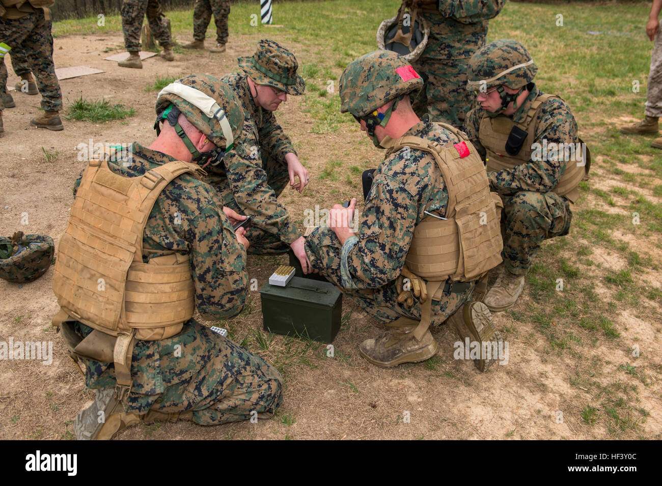 U.S. Marines with Marine Corps Base Quantico (MCBQ) Headquarters and ...