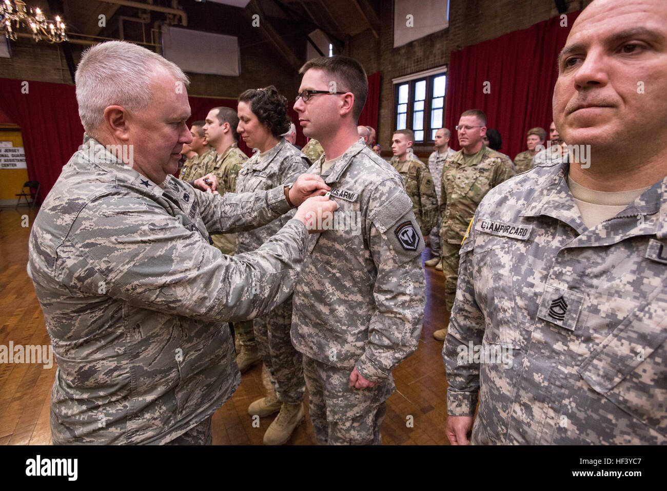 Brig. Gen. Michael L. Cunniff, left, The Adjutant General of New Jersey ...