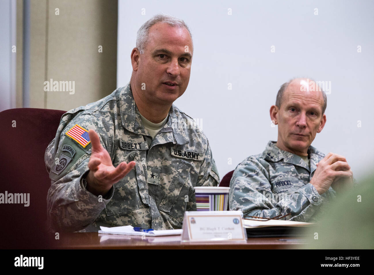 Gen. Robert B. Abrams, Commander, U.S. Army Forces Command, meets with ...