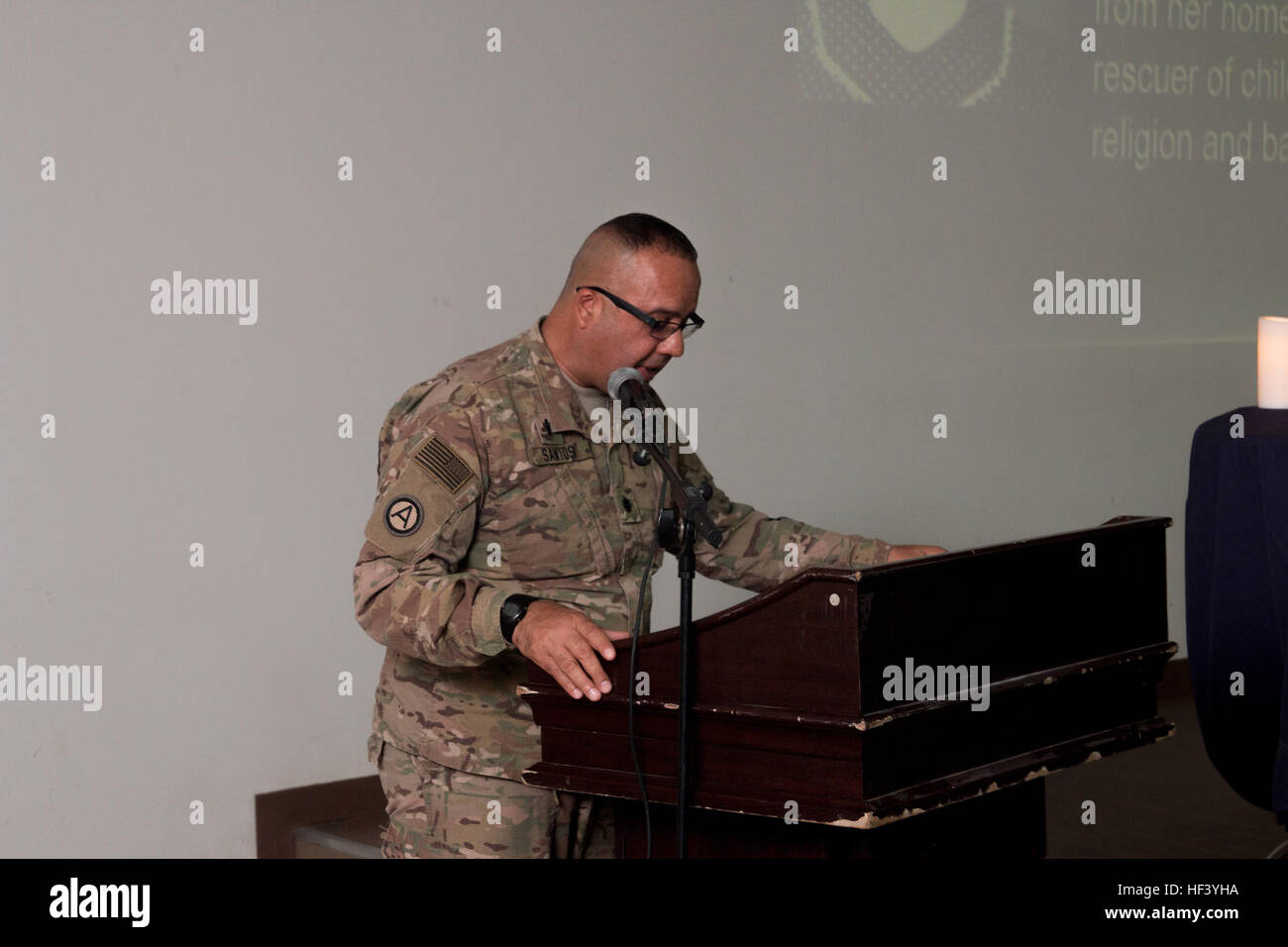 California Army National Guard Lt. Col. Marvin Santos, the 40th Combat ...