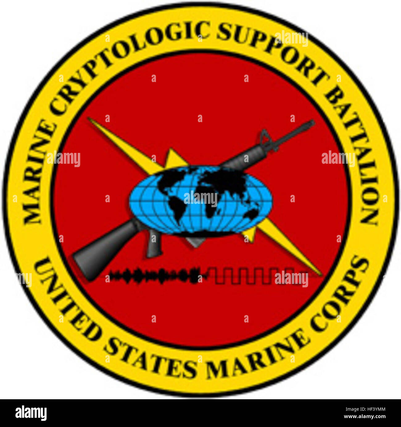 The Marine Corps Support Battalion seal represents the unit insignia ...