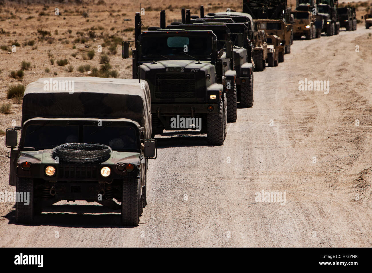 U.S. Marine Corps vehicles with 2nd Battalion, 8th Marine Regiment (2/8 ...