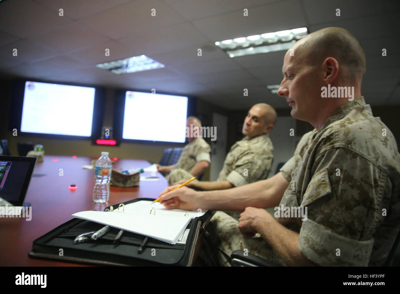 MARINE CORPS BASE CAMP PENDLETON, Calif. - Marines attend a seminar ...