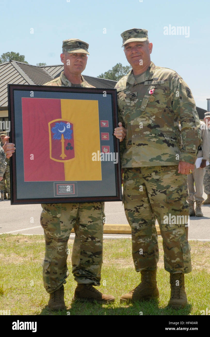 U.S. Army Lt. Col. Robert (Beau) Spafford from the 678th Air Defense ...