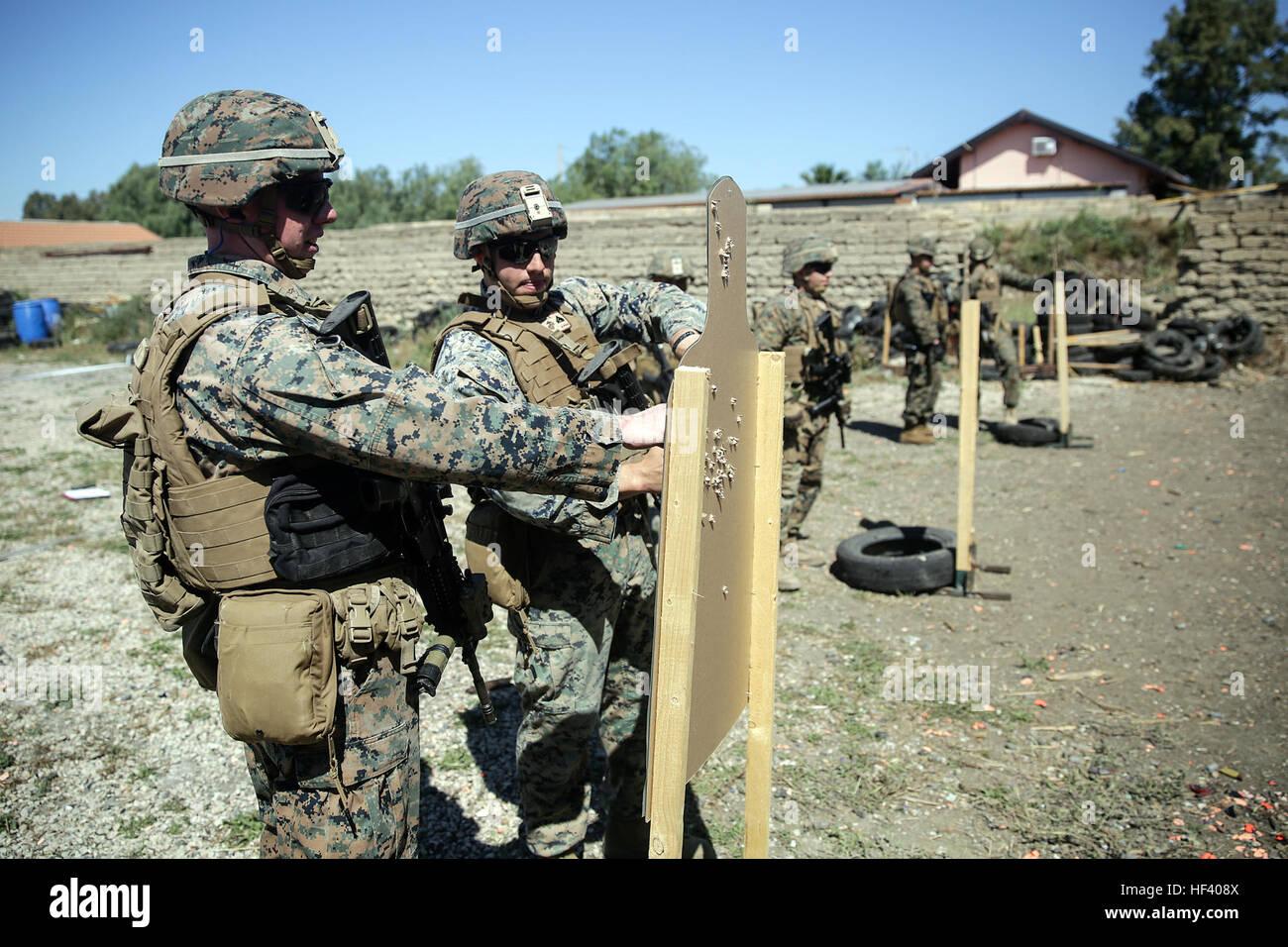 Cpl. Matthew Waltzer, a rifleman with Charlie Company, 1st Battalion ...