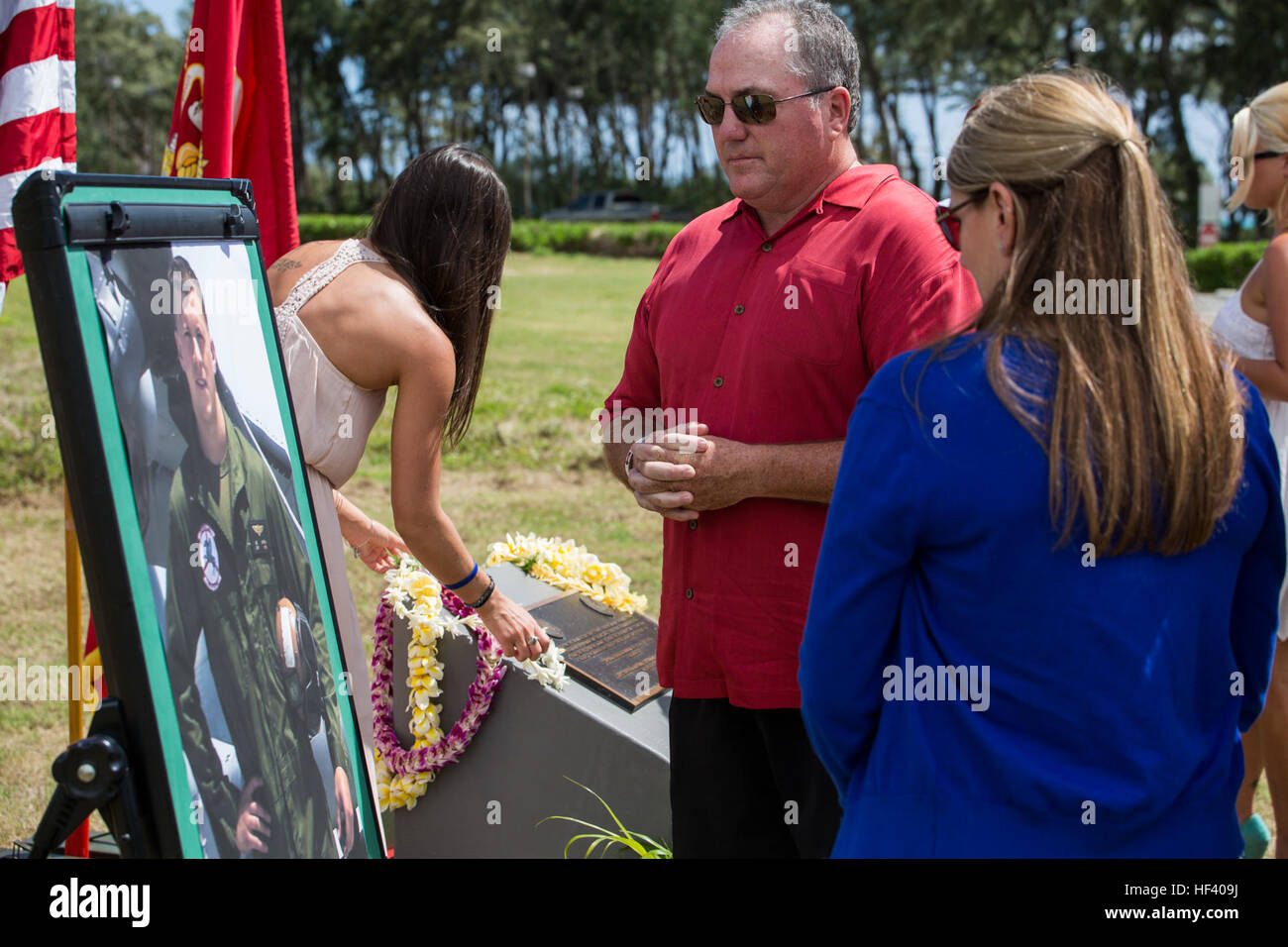 MARINE CORPS TRAINING AREA BELLOWS – Mark Determan pays his respects ...