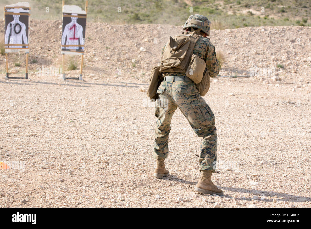U.S. Marine Corps Lance Cpl. Lucas Matos, an automatic rifleman with ...