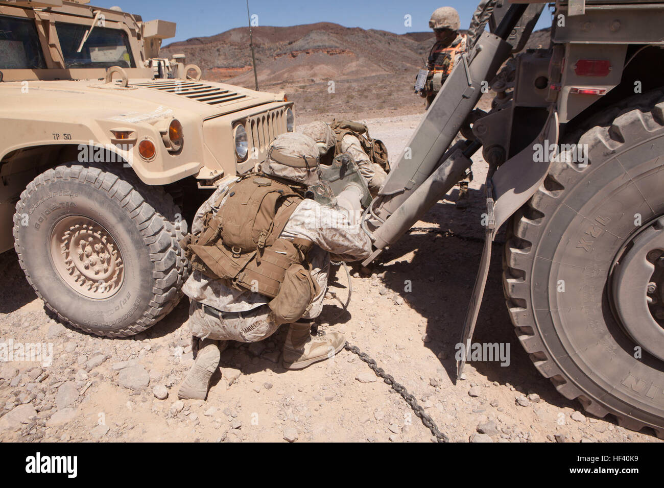 U.S. Marines with Truck Company, Headquarters Battalion, 2nd Marine ...