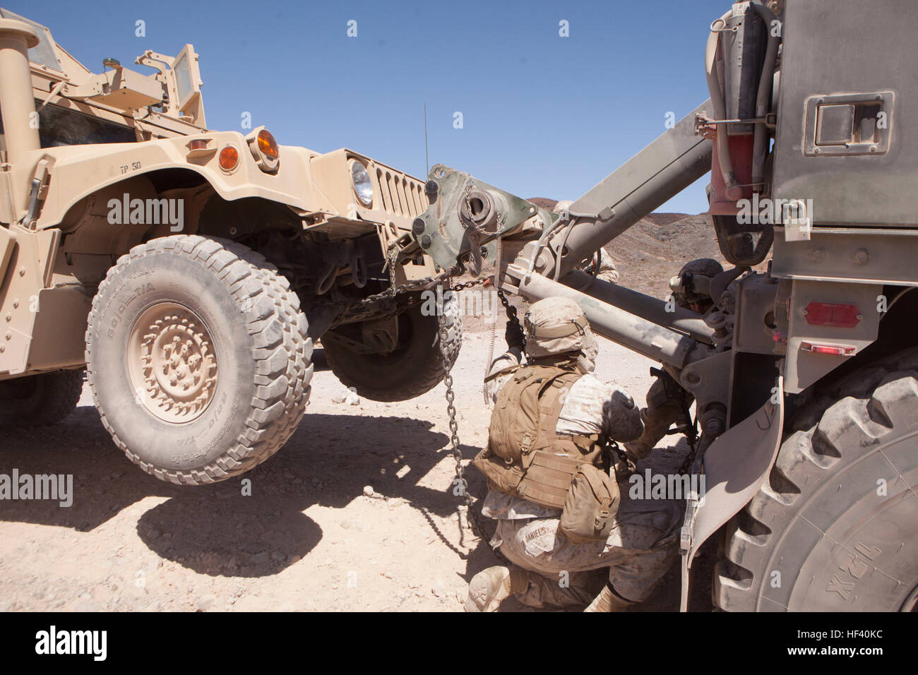 U.S. Marines with Truck Company, Headquarters Battalion, 2nd Marine ...