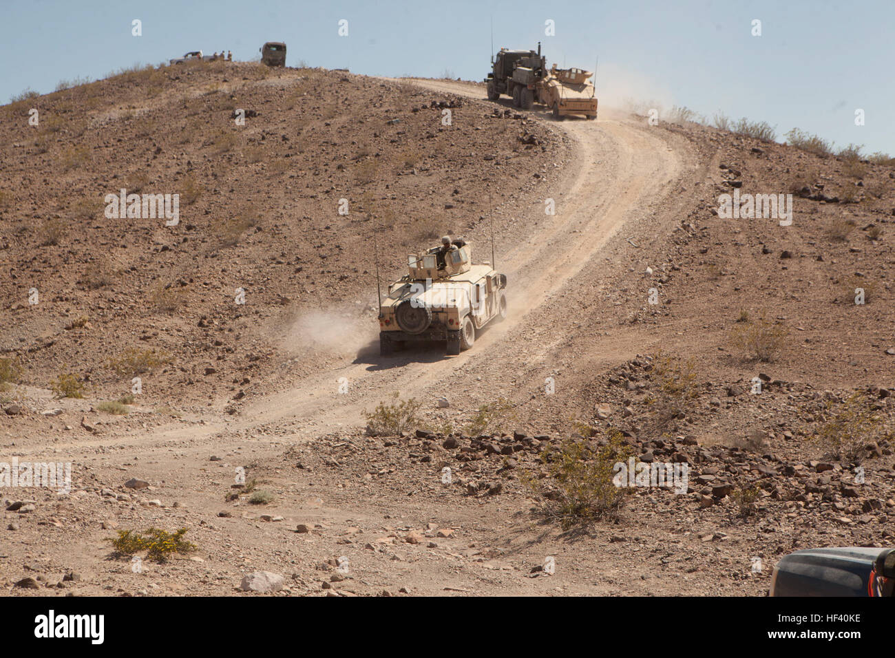 U.S. Marines with Truck Company, Headquarters Battalion, 2nd Marine ...
