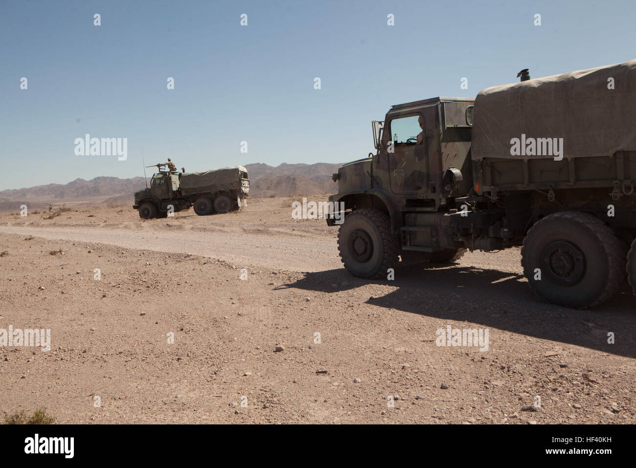 U.S. Marines with Truck Company, Headquarters Battalion, 2nd Marine ...