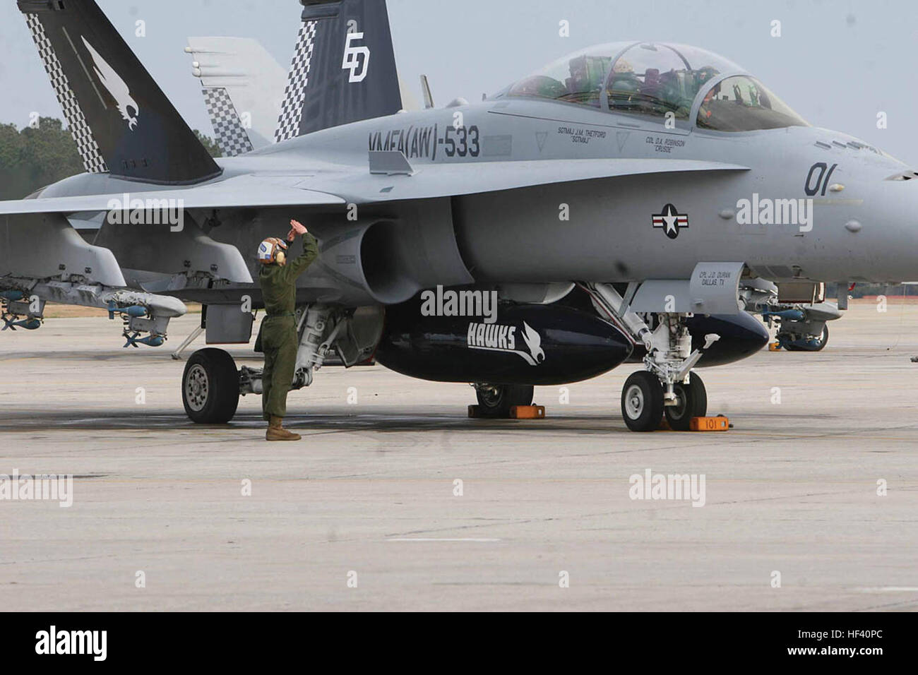 Cpl. Stephanie St. Laurent, a Marine All-Weather Attack Squadron 533 ...