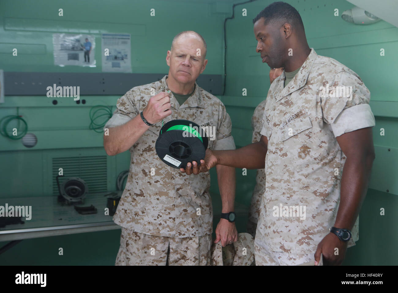 U.S. Marine Corps Lt. Col. Gregory Pace, commanding officer, 1st ...