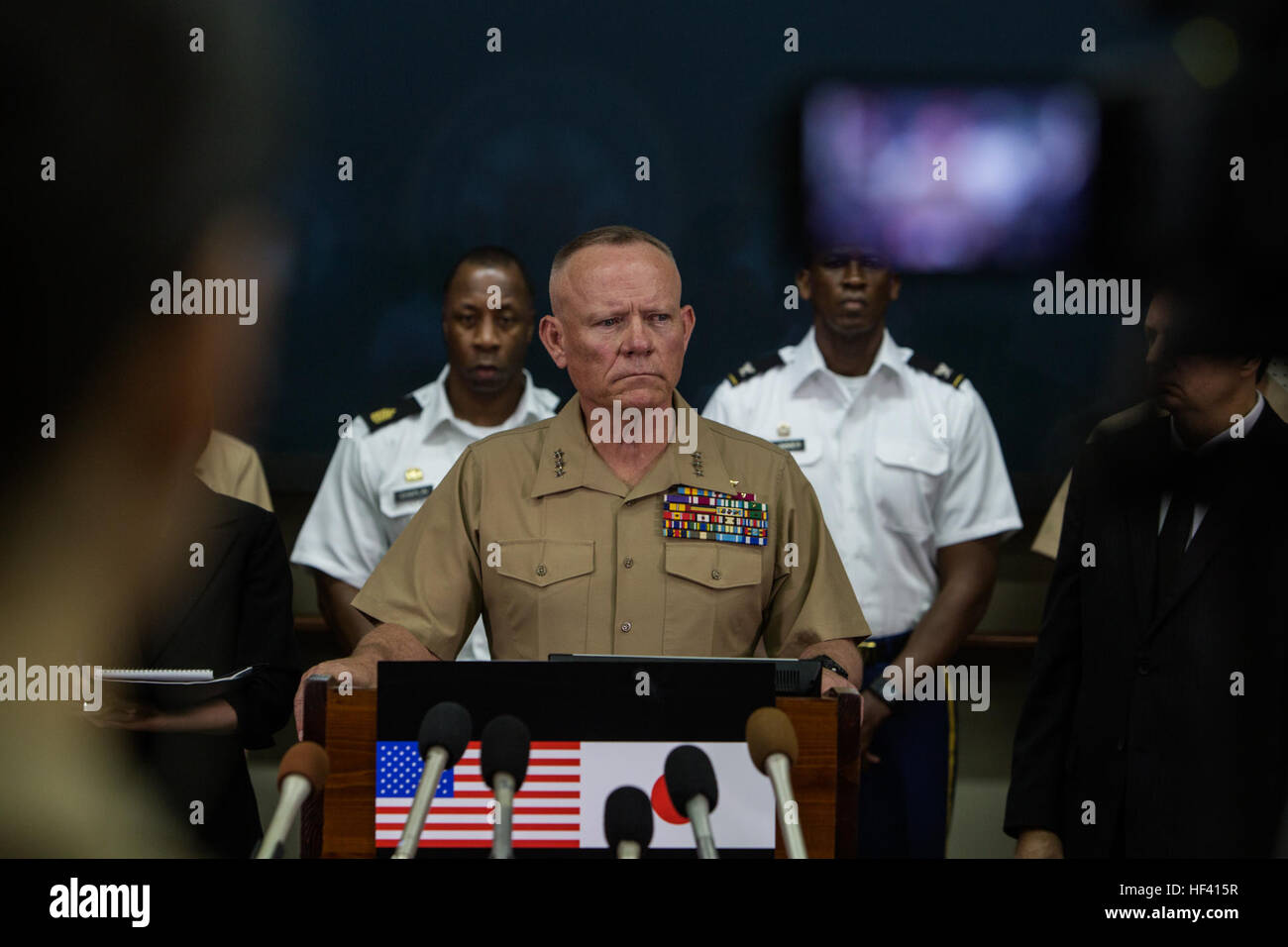 Lt. Gen. Lawrence D. Nicholson announces a 30-day period of unity and ...