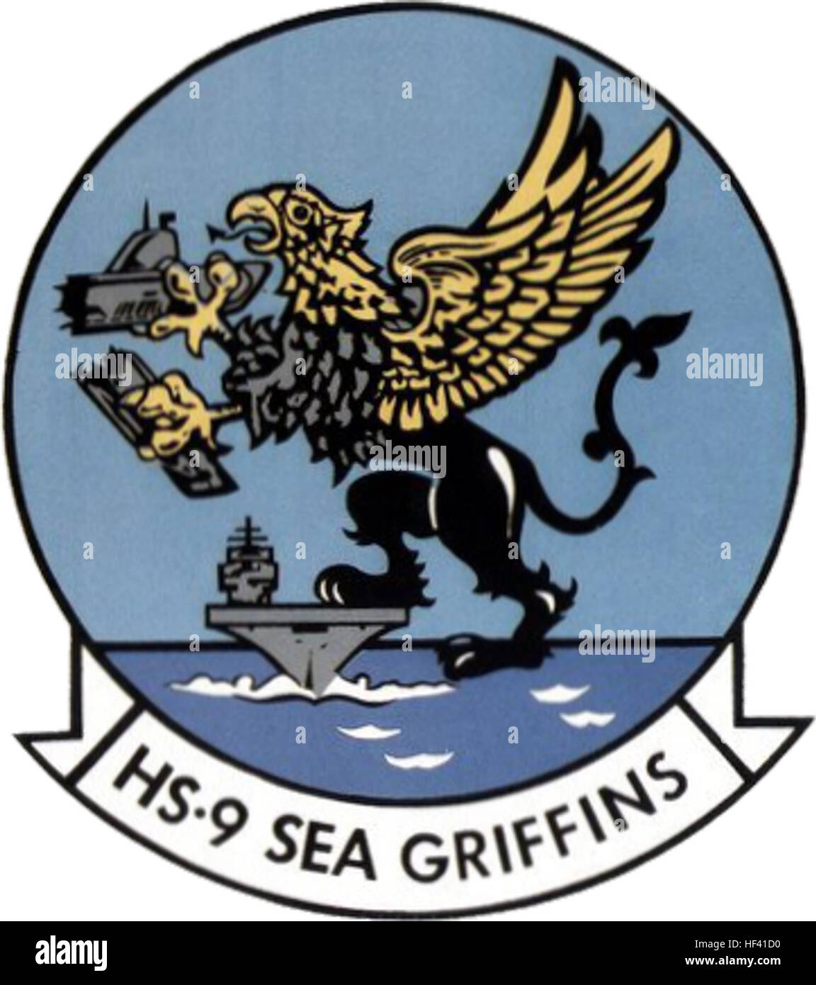 Helicopter Anti-Submarine Squadron 9 (US Navy) insignia c1987 Stock ...