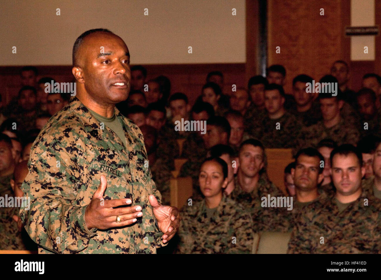 CAMP H.M. SMITH, Hawaii –Sgt. Maj. James R. Futrell, U.S. Marine Corps ...