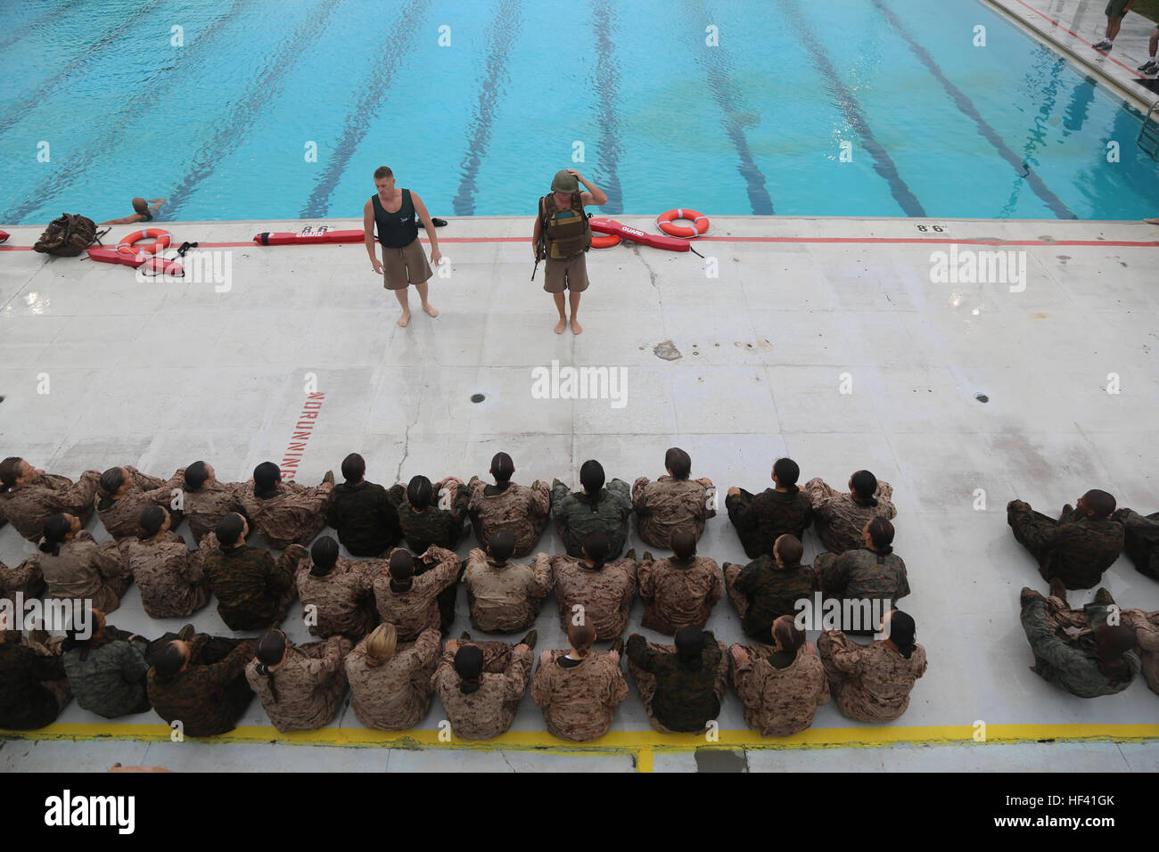 U.S. Marine Corps recruits attached to Oscar Company, 4th Battalion ...