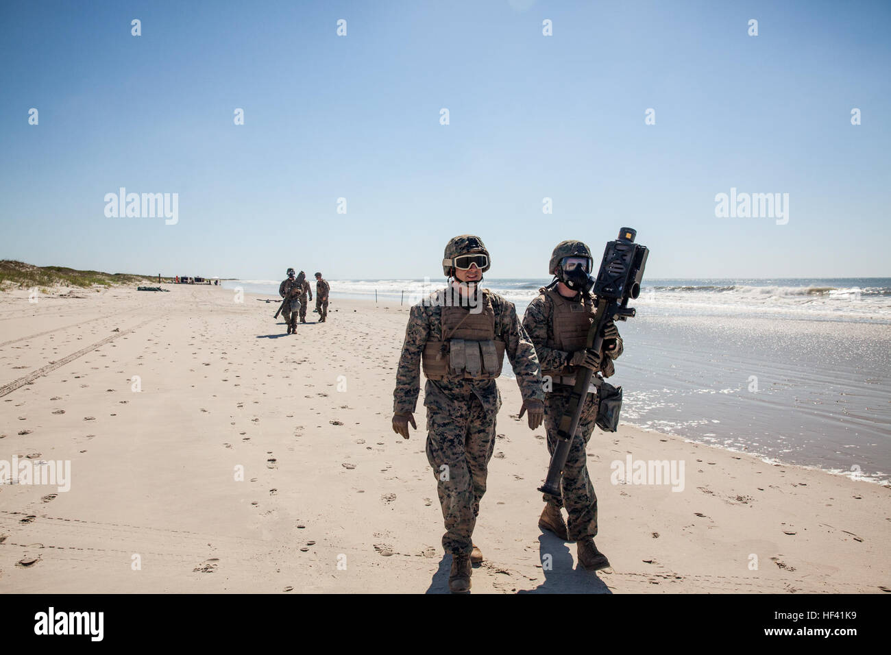 U.S. Marines assigned to 2nd Low Altitude Air Defense Battalion (LAAD ...