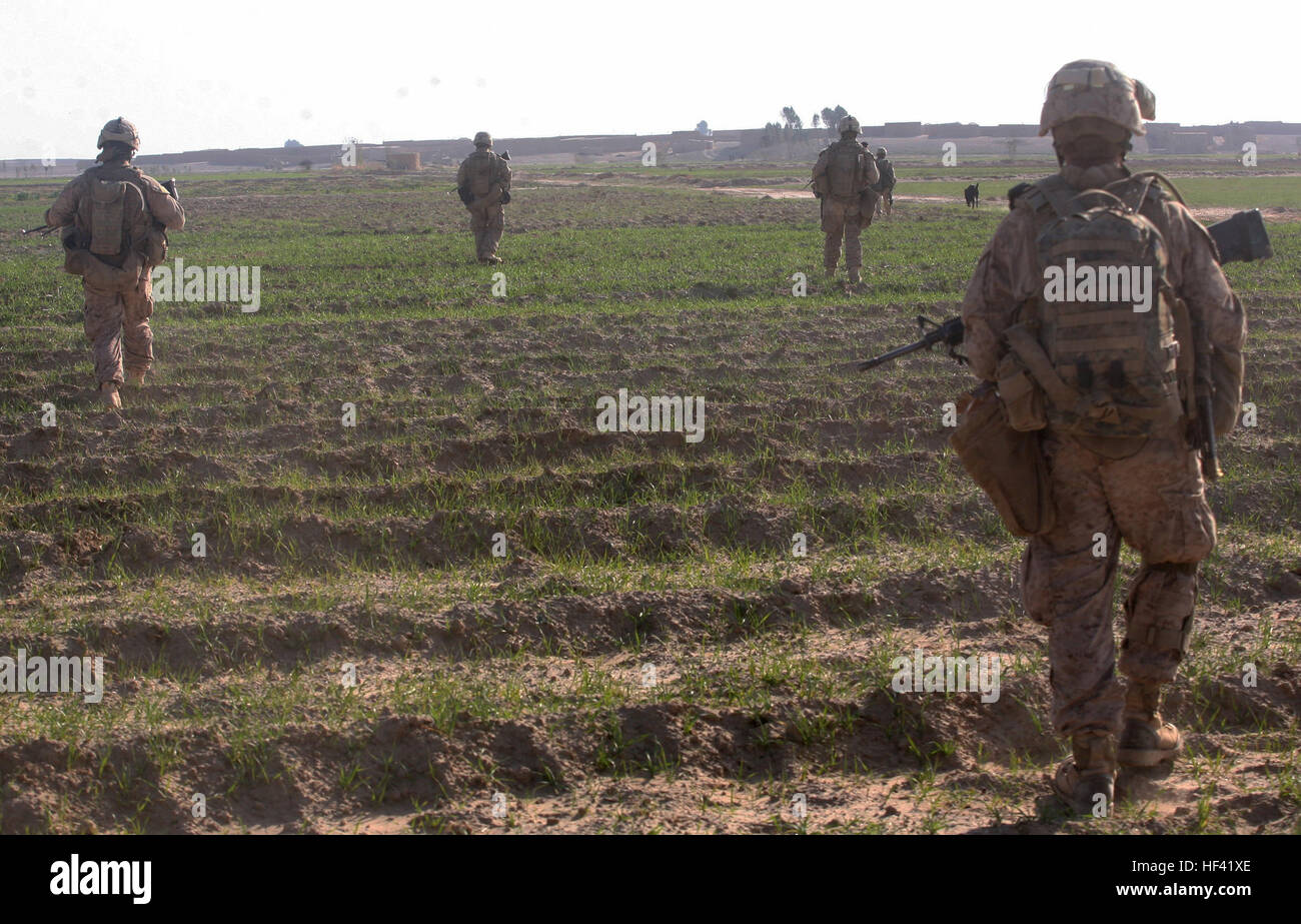 Marines from 3rd Platoon, India Company, 3rd Battalion, 6th Marine ...