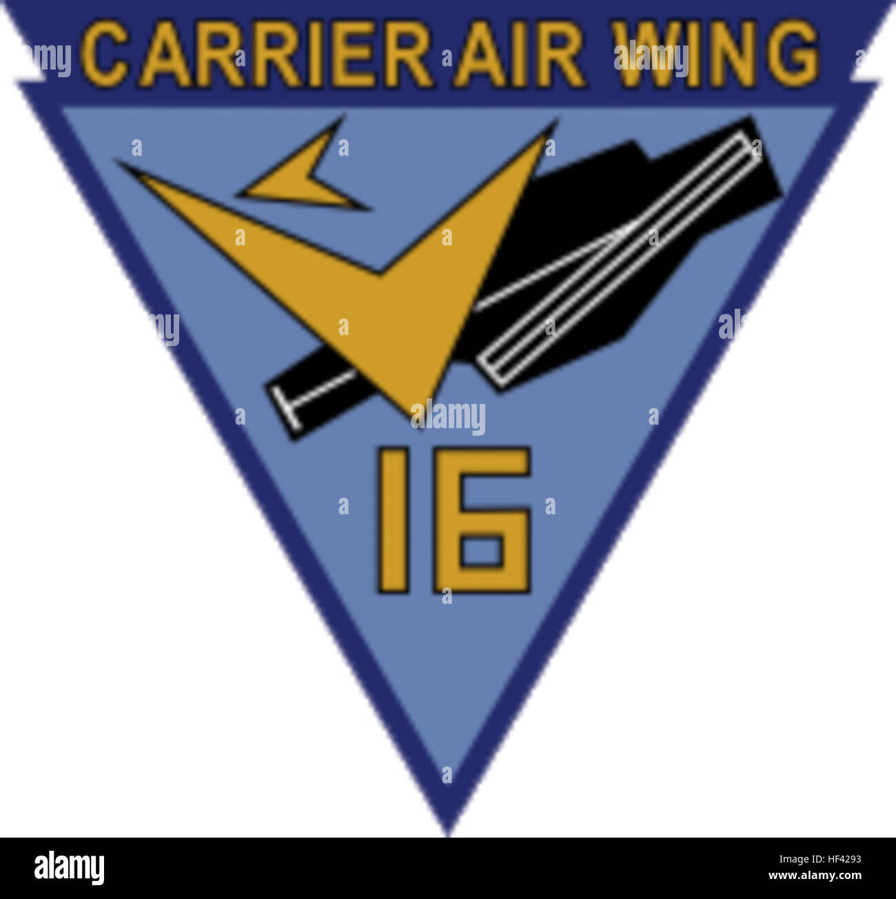 Carrier Air Wing 16 (US Navy) insignia 1963 Stock Photo - Alamy
