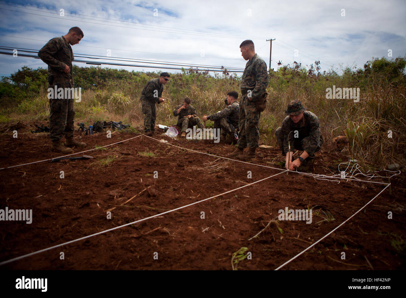 Marine corps infantry squad hi-res stock photography and images - Alamy