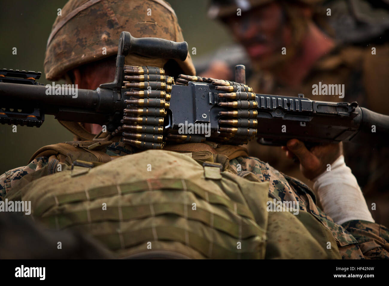 U.S. Marine Corps Cpl. Marcus Merritt, a team leader with Fox Company ...