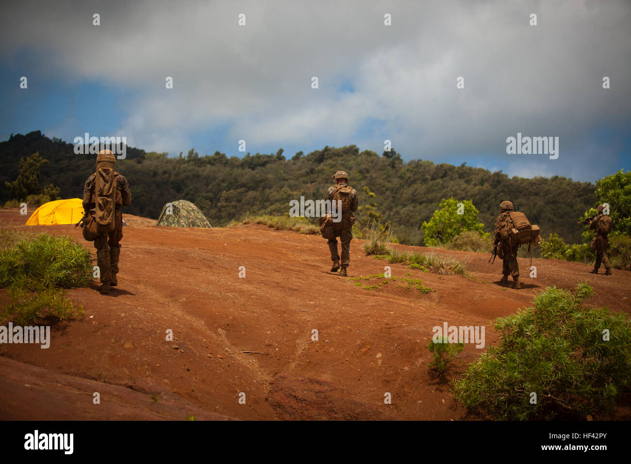 Marine corps infantry squad hi-res stock photography and images - Alamy