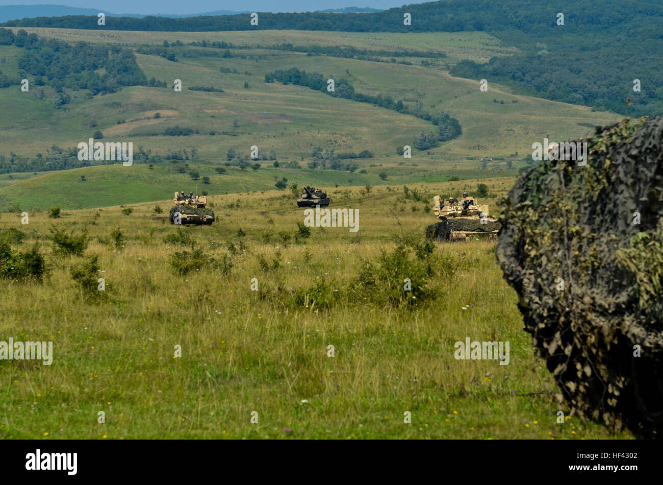 Tankers from 1st Battalion, 64th Armor Regiment, 1st Armored Brigade ...